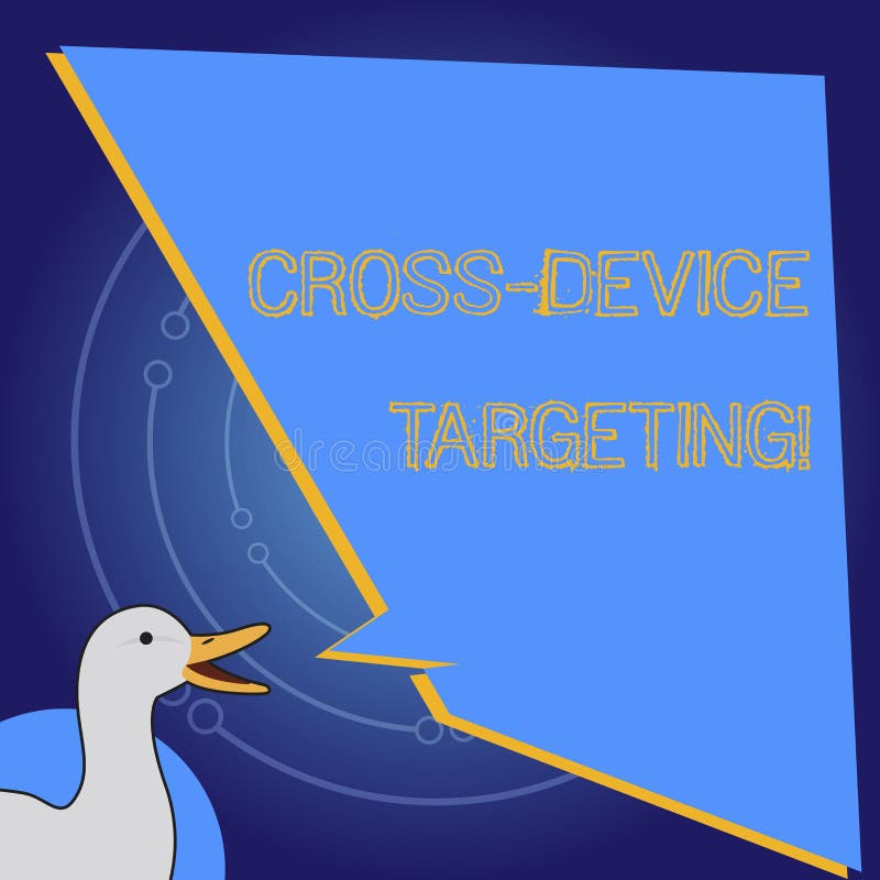 Conceptual Hand Writing Showing Cross Device Targeting. Business Photo ... Conceptual Hand Writing Showing Cross Device Targeting. Business Photo ...
