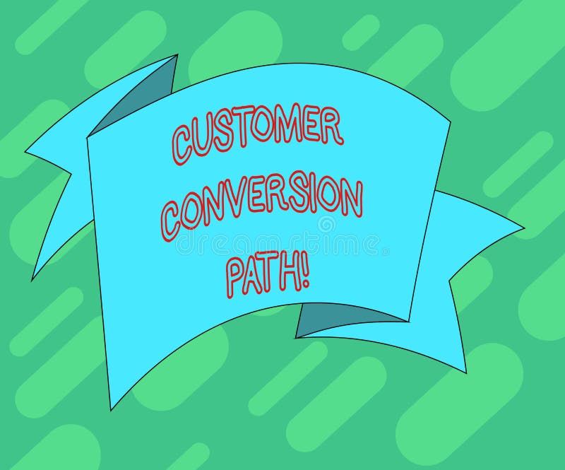 Conceptual Hand Writing Showing Customer Conversion Path. Business ...