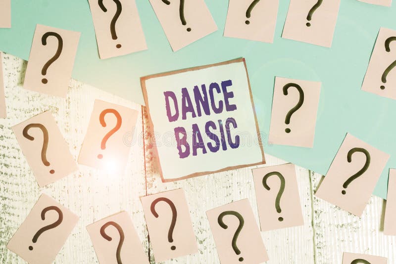 Conceptual Hand Writing Showing Dance Basic. Business Photo Showcasing ...