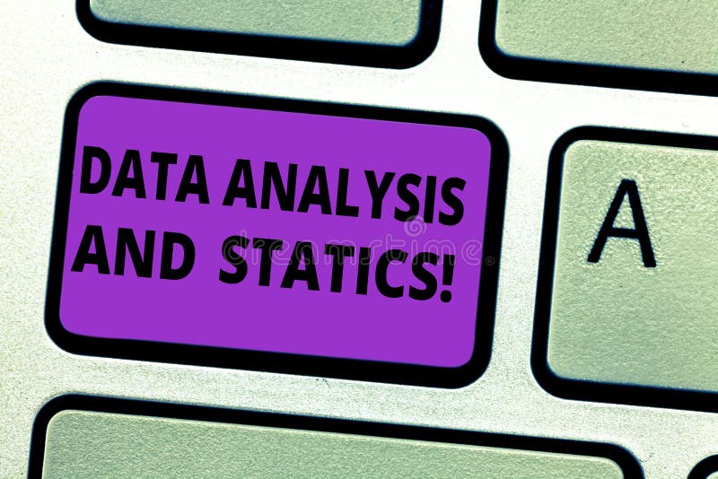 Conceptual Hand Writing Showing Data Analysis and Statics. Business ...