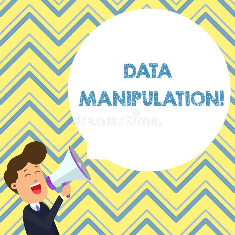 Conceptual Hand Writing Showing Data Manipulation. Business Photo Text ...