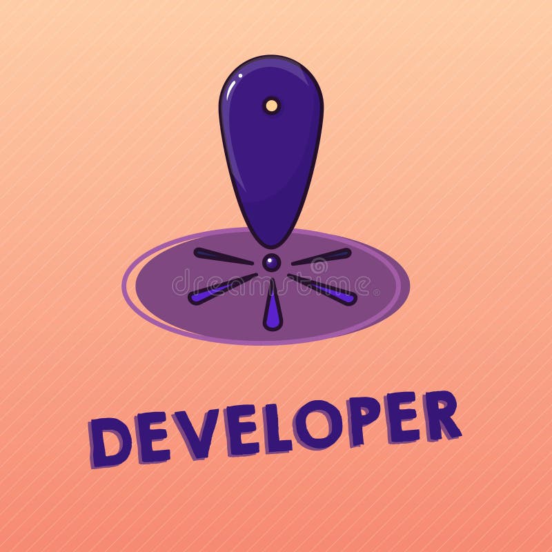 Conceptual Hand Writing Showing Developer. Business Photo Text ...