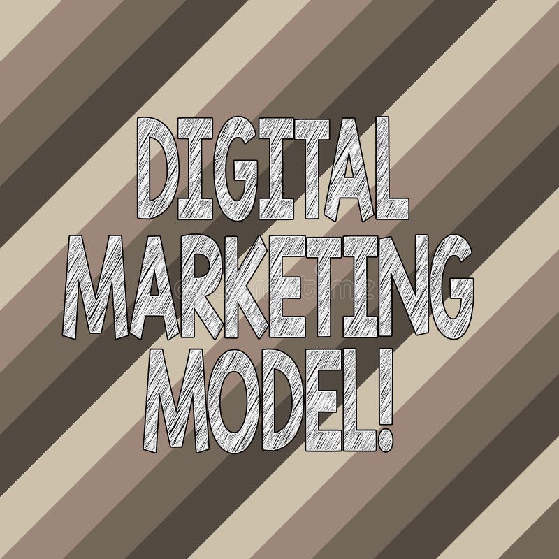 Conceptual Hand Writing Showing Digital Marketing Model. Business Photo ... Conceptual Hand Writing Showing Digital Marketing Model. Business Photo ...