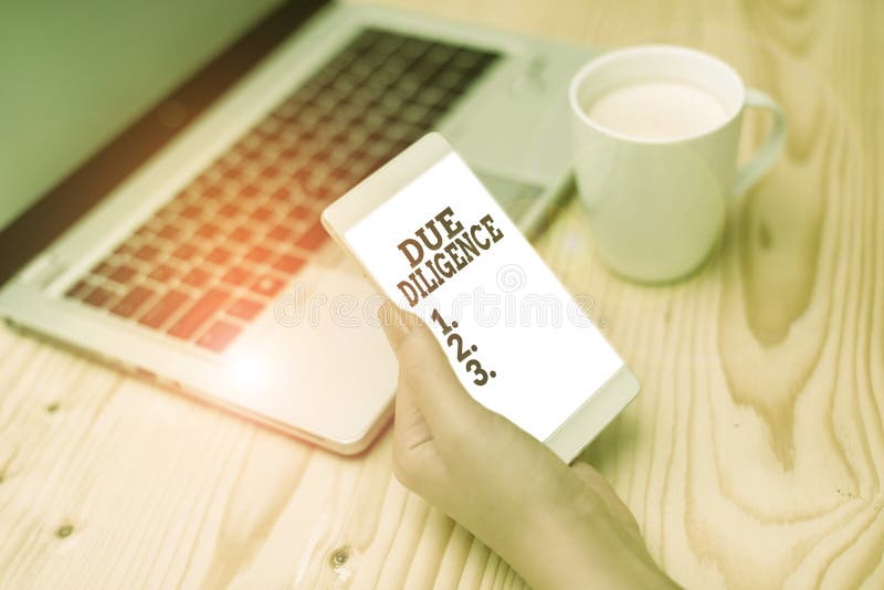 Conceptual Hand Writing Showing Due Diligence. Business Photo Text ... Conceptual Hand Writing Showing Due Diligence. Business Photo Text ...