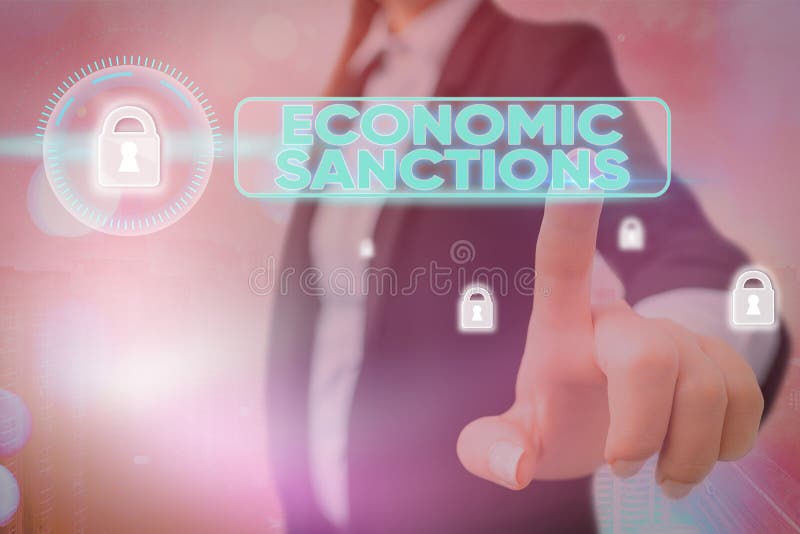 Conceptual Hand Writing Showing Economic Sanctions. Business Photo ... Conceptual Hand Writing Showing Economic Sanctions. Business Photo ...