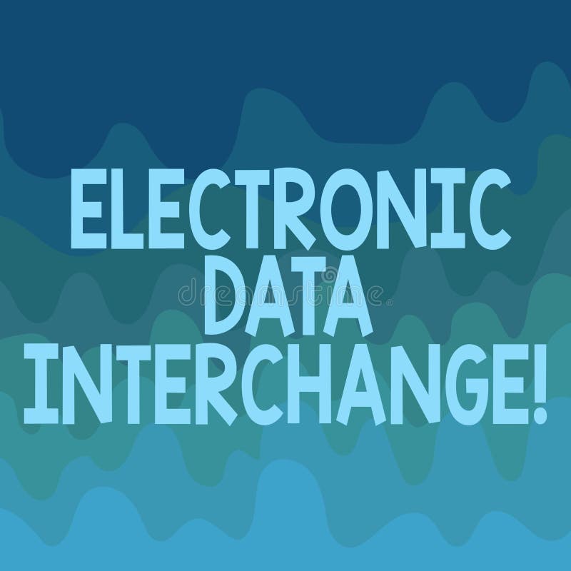 Conceptual Hand Writing Showing Electronic Data Interchange. Business ...