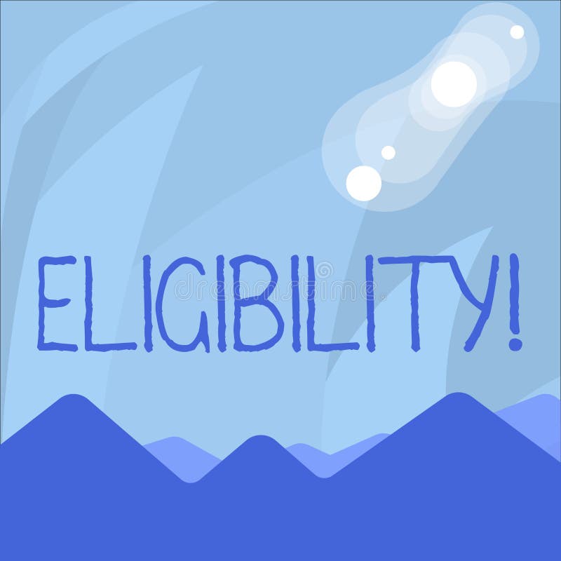 Eligibility Meaning