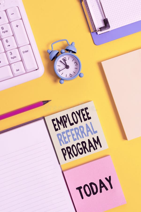 Conceptual Hand Writing Showing Employee Referral Program. Business ... Conceptual Hand Writing Showing Employee Referral Program. Business ...