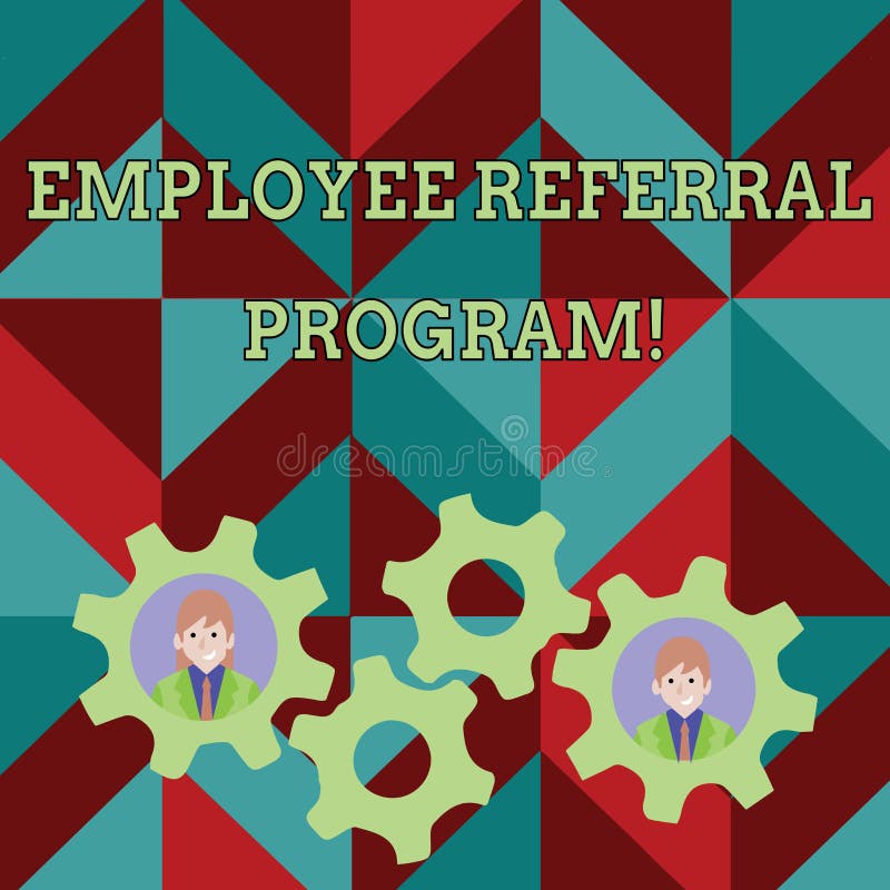 Conceptual Hand Writing Showing Employee Referral Program. Business ...