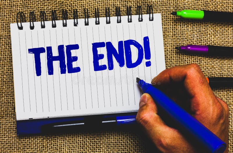 Conceptual Hand Writing Showing the End Motivational Call. Business ... Conceptual Hand Writing Showing the End Motivational Call. Business ...