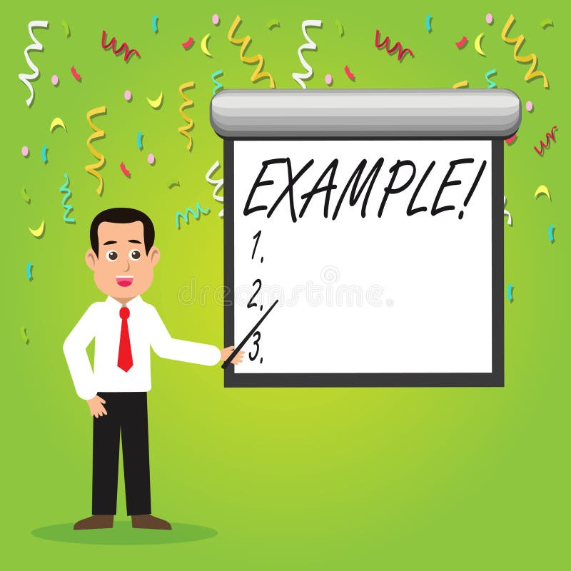 Conceptual Hand Writing Showing Example. Business Photo Showcasing ...