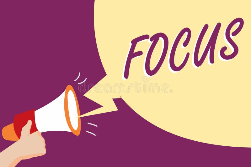 Conceptual Hand Writing Showing Focus. Business Photo Showcasing State ... Conceptual Hand Writing Showing Focus. Business Photo Showcasing State ...
