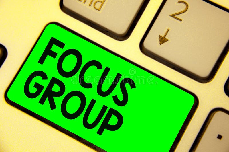 Conceptual Hand Writing Showing Focus Group. Business Photo Showcasing ... Conceptual Hand Writing Showing Focus Group. Business Photo Showcasing ...