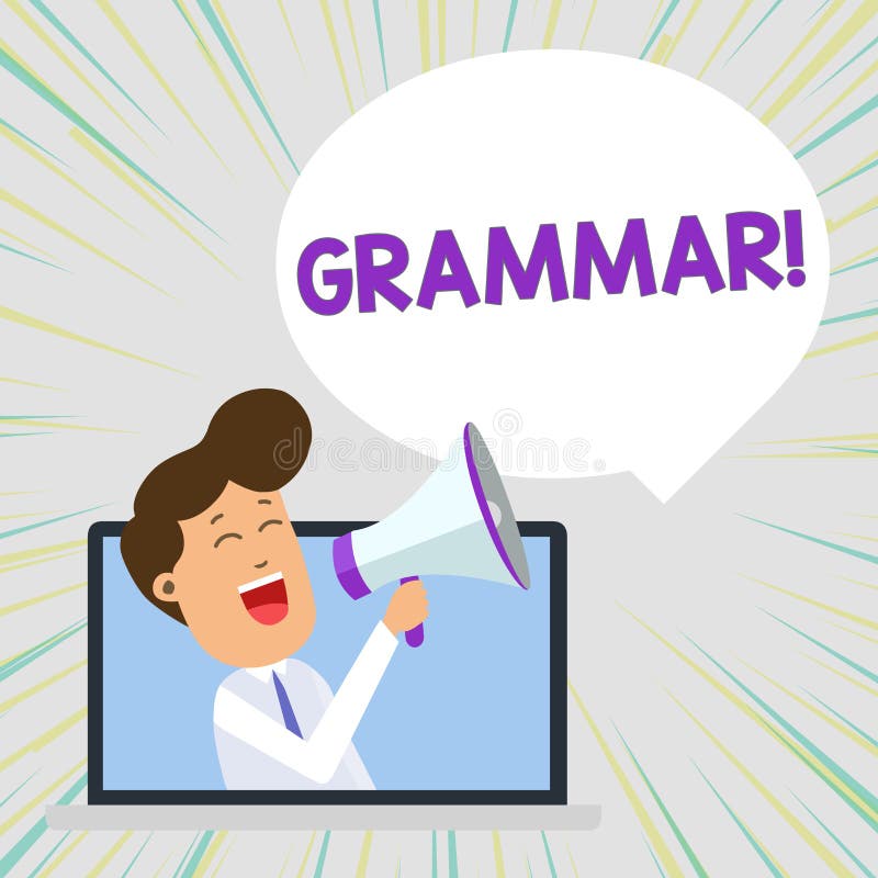 Conceptual Hand Writing Showing Grammar. Business Photo Text Whole ...