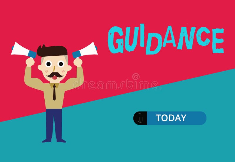 Conceptual Hand Writing Showing Guidance. Business Photo Showcasing ...