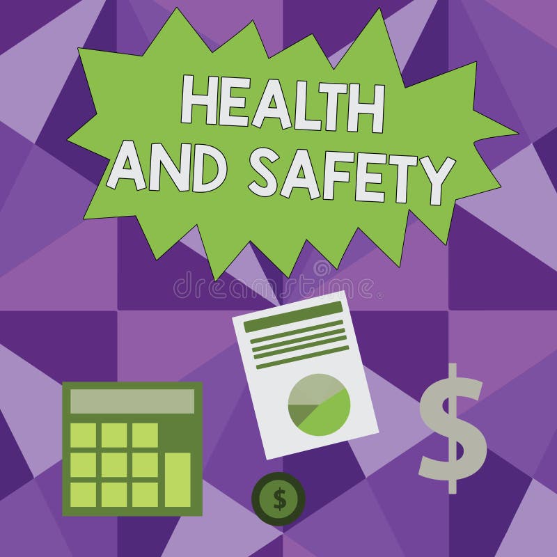 Conceptual Hand Writing Showing Health and Safety. Business Photo ... Conceptual Hand Writing Showing Health and Safety. Business Photo ...