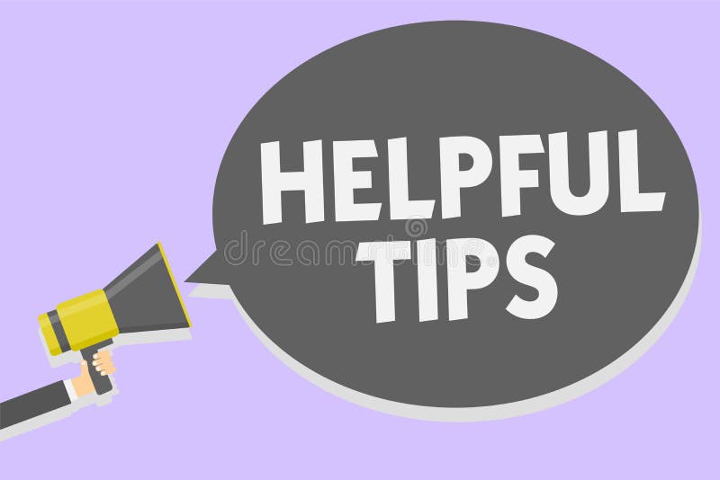 Conceptual Hand Writing Showing Helpful Tips. Business Photo Showcasing ... Conceptual Hand Writing Showing Helpful Tips. Business Photo Showcasing ...