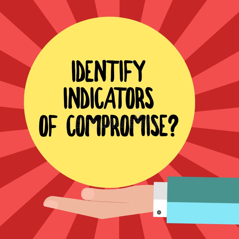 Conceptual Hand Writing Showing Identify Indicators of Compromise ... Conceptual Hand Writing Showing Identify Indicators of Compromise ...