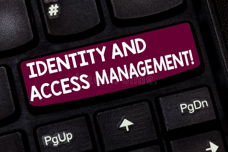 Conceptual Hand Writing Showing Identity and Access Management ... Conceptual Hand Writing Showing Identity and Access Management ...