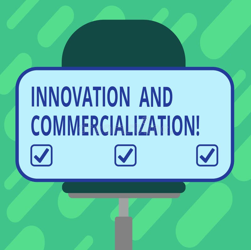 Conceptual Hand Writing Showing Innovation and Commercialization ... Conceptual Hand Writing Showing Innovation and Commercialization ...