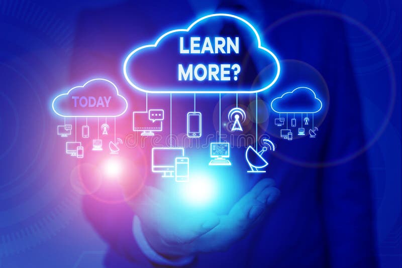 Conceptual Hand Writing Showing Learn More Question. Business Photo ...