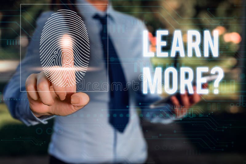 Conceptual Hand Writing Showing Learn More Question. Business Photo ...