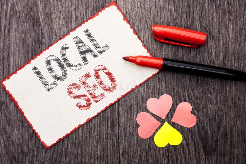 Conceptual Hand Writing Showing Local Seo. Business Photo Text Search ... Conceptual Hand Writing Showing Local Seo. Business Photo Text Search ...