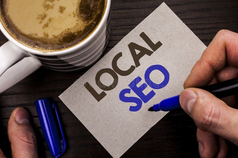 Conceptual Hand Writing Showing Local Seo. Business Photo Text Search ... Conceptual Hand Writing Showing Local Seo. Business Photo Text Search ...