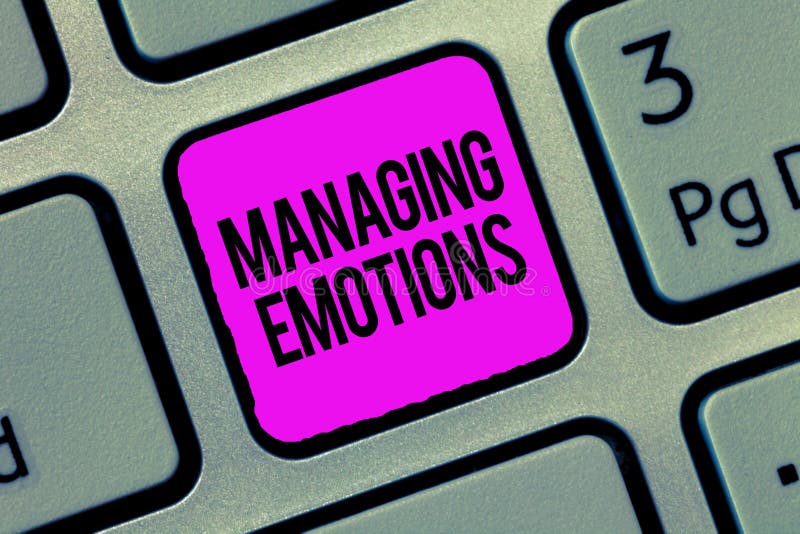 Conceptual Hand Writing Showing Managing Emotions. Business Photo ... Conceptual Hand Writing Showing Managing Emotions. Business Photo ...