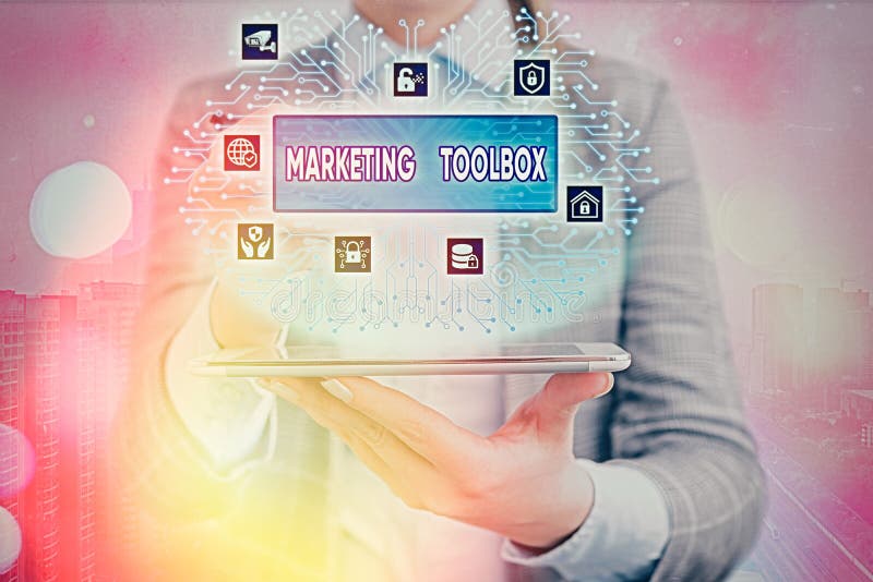Conceptual Hand Writing Showing Marketing Toolbox. Business Photo Text ... Conceptual Hand Writing Showing Marketing Toolbox. Business Photo Text ...