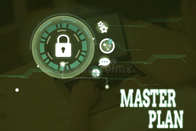 Conceptual Hand Writing Showing Master Plan. Business Photo Text ...