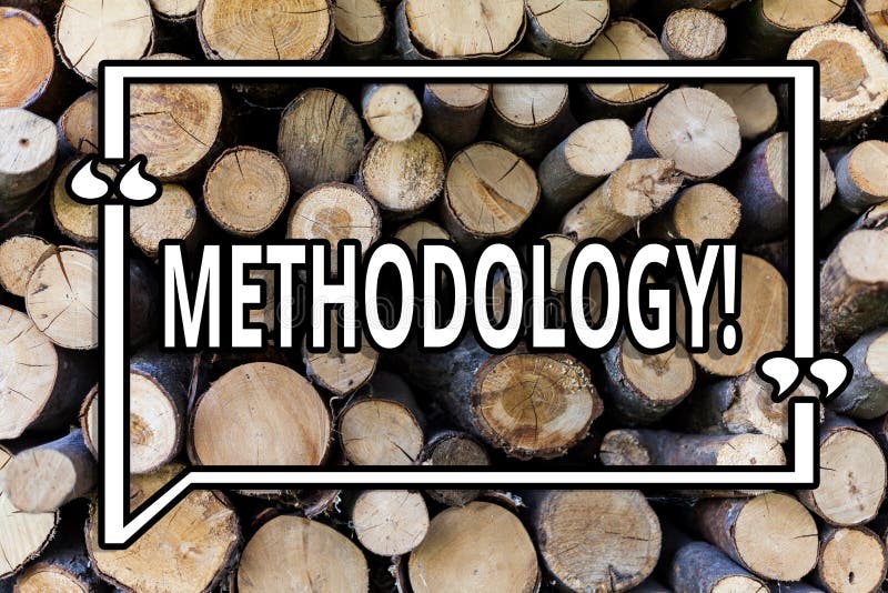 Conceptual Hand Writing Showing Methodology. Business Photo Showcasing ...