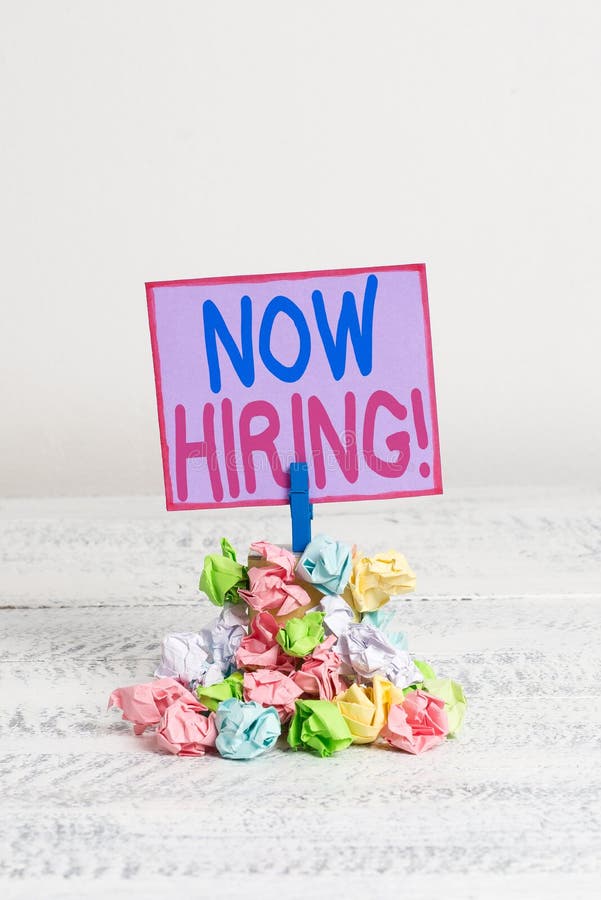 Conceptual Hand Writing Showing Now Hiring. Business Photo Text Finding ... Conceptual Hand Writing Showing Now Hiring. Business Photo Text Finding ...