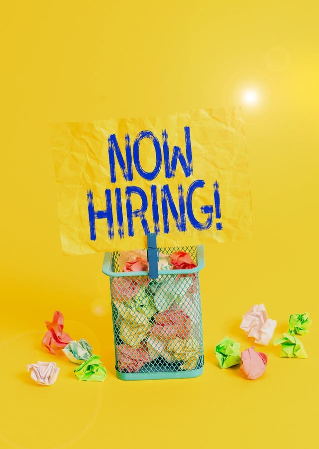 Conceptual Hand Writing Showing Now Hiring. Business Photo Text Finding ... Conceptual Hand Writing Showing Now Hiring. Business Photo Text Finding ...