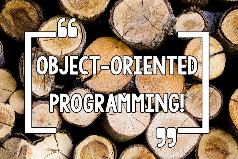 Conceptual Hand Writing Showing Object Oriented Programming Business Photo Text Language Model