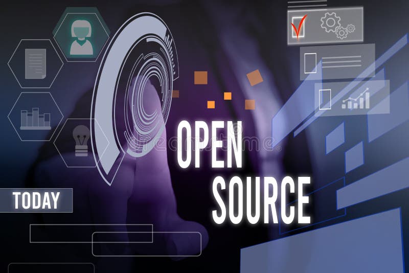 Conceptual Hand Writing Showing Open Source. Business Photo Showcasing ... Conceptual Hand Writing Showing Open Source. Business Photo Showcasing ...
