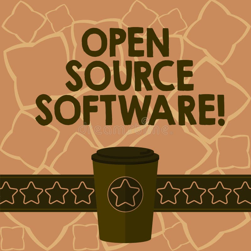 Conceptual Hand Writing Showing Open Source Software. Business Photo ...