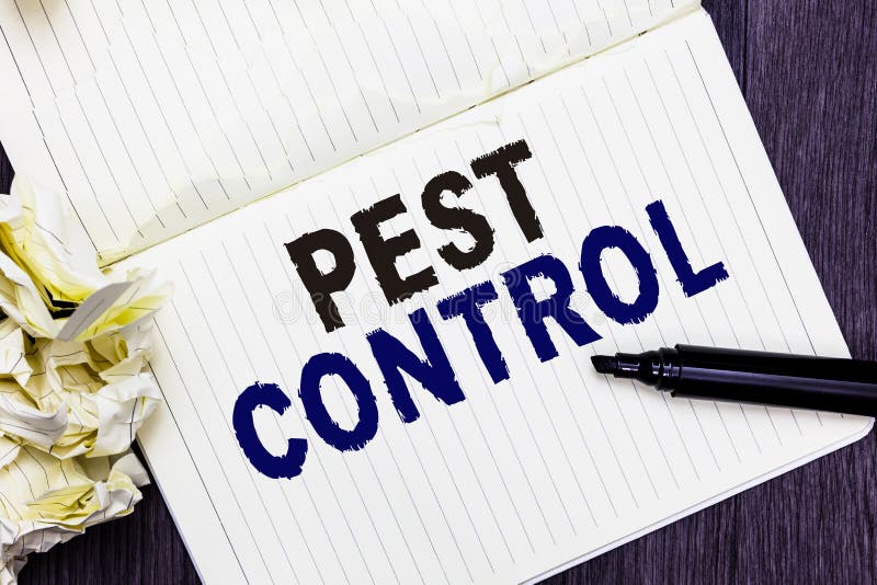 Conceptual Hand Writing Showing Pest Control. Business Photo Text ... Conceptual Hand Writing Showing Pest Control. Business Photo Text ...
