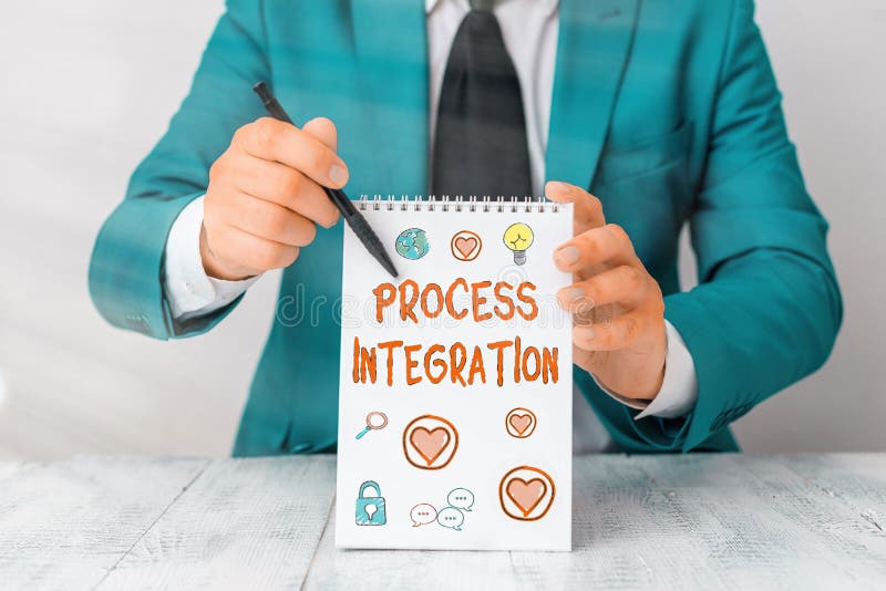 Conceptual Hand Writing Showing Process Integration. Business Photo ...