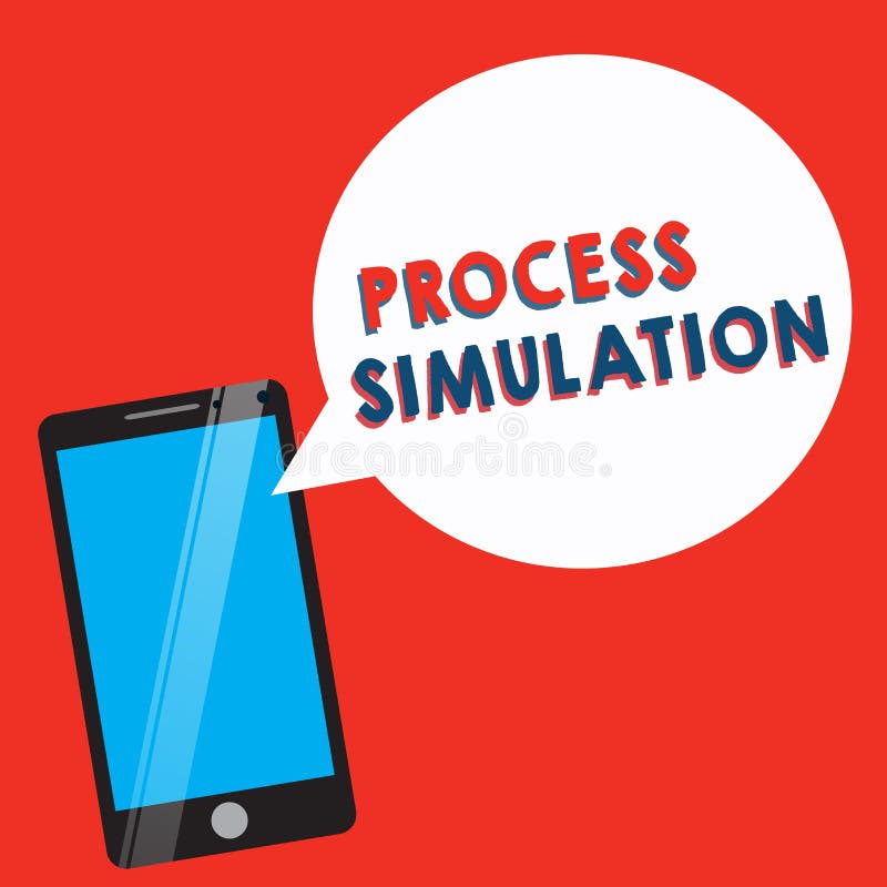 Conceptual Hand Writing Showing Process Simulation. Business Photo ...