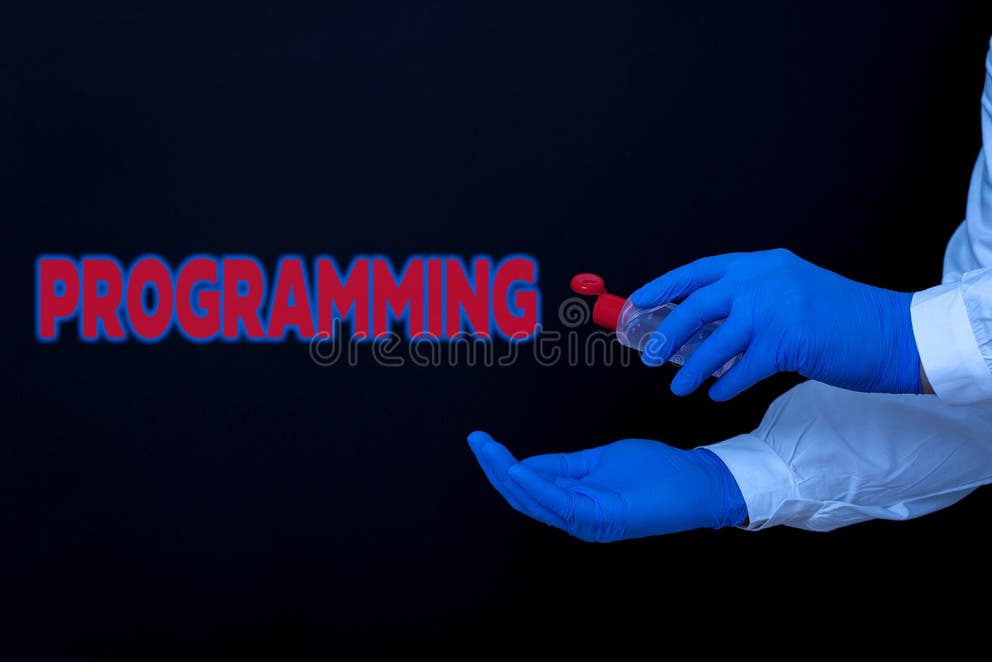 Conceptual Hand Writing Showing Programming. Business Photo Text the ...