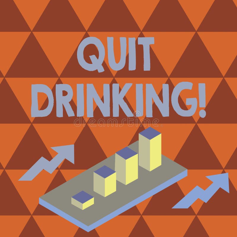 Conceptual Hand Writing Showing Quit Drinking. Business Photo Text ...