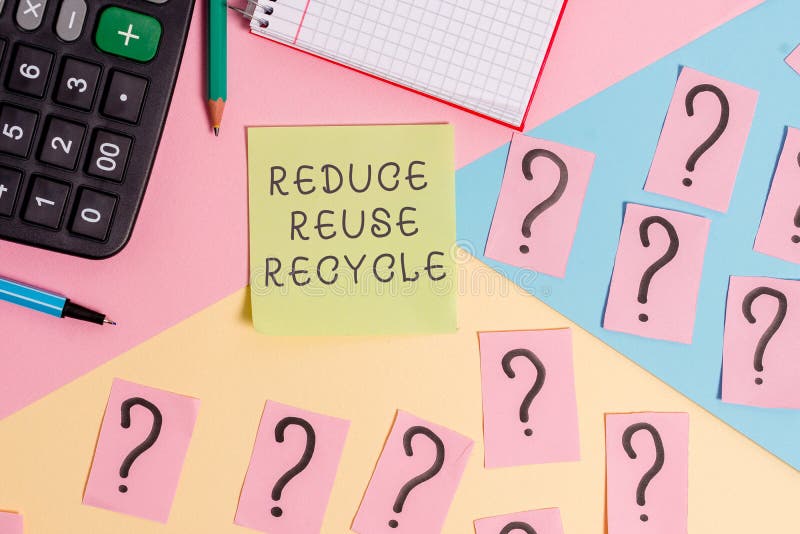 Conceptual Hand Writing Showing Reduce Reuse Recycle. Business Photo ... Conceptual Hand Writing Showing Reduce Reuse Recycle. Business Photo ...
