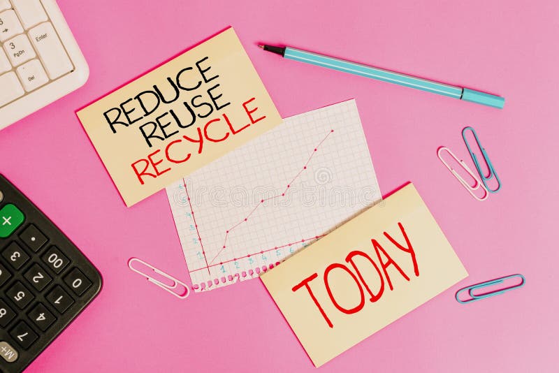 Conceptual Hand Writing Showing Reduce Reuse Recycle. Business Photo ... Conceptual Hand Writing Showing Reduce Reuse Recycle. Business Photo ...
