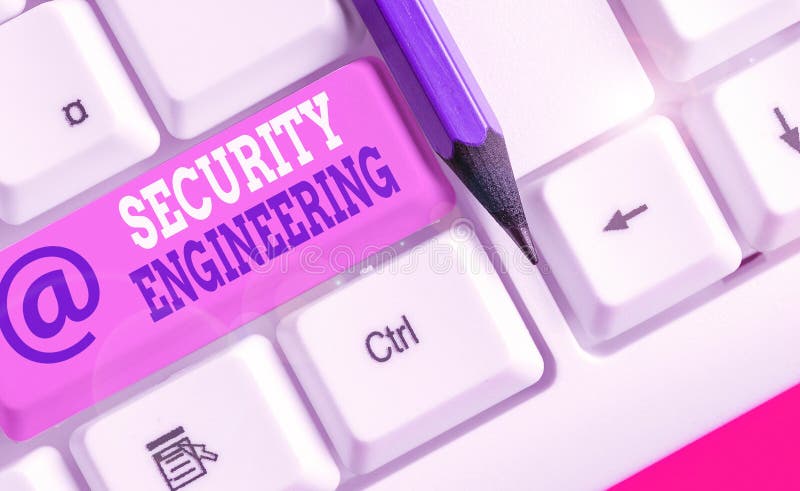 Conceptual Hand Writing Showing Security Engineering. Business Photo ...
