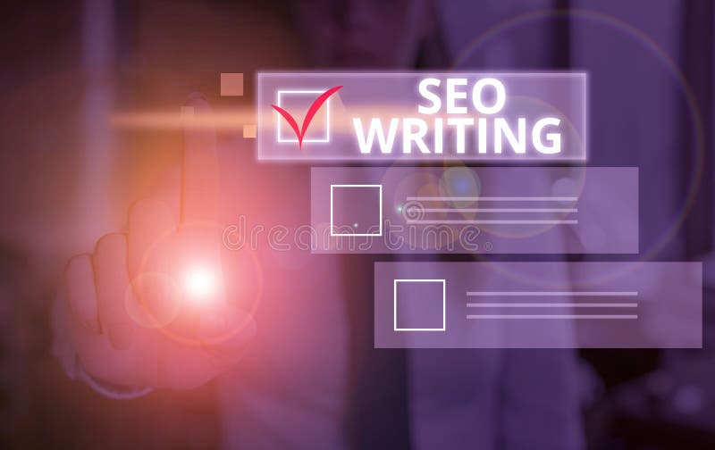Conceptual Hand Writing Showing Seo Writing. Business Photo Text ... Conceptual Hand Writing Showing Seo Writing. Business Photo Text ...