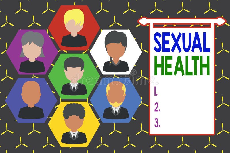 Conceptual Hand Writing Showing Sexual Health Business Photo