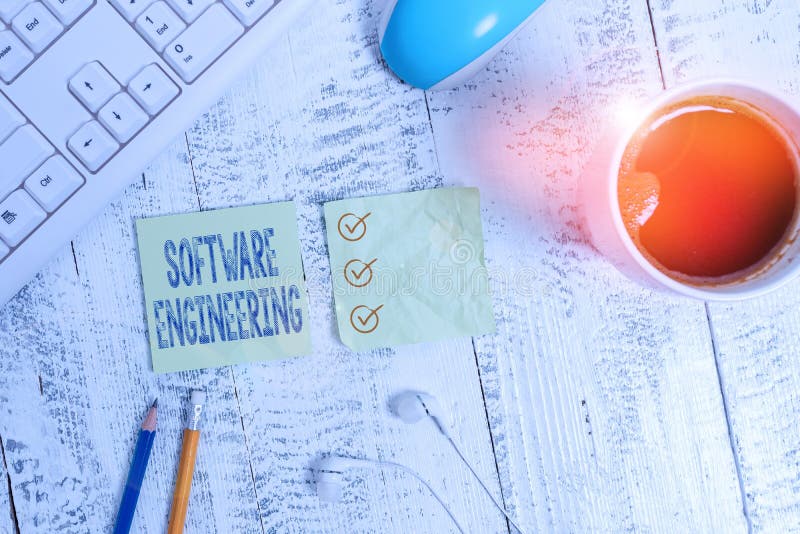 Conceptual Hand Writing Showing Software Engineering. Business Photo ...