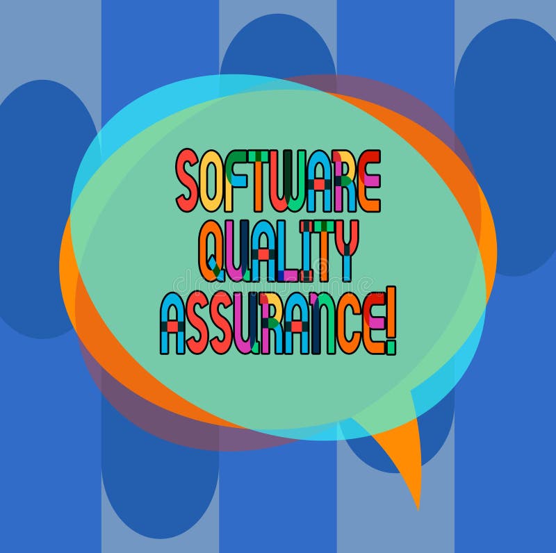 Conceptual Hand Writing Showing Software Quality Assurance. Business ...