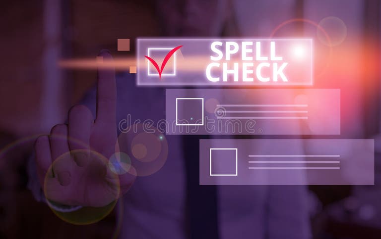 Conceptual Hand Writing Showing Spell Check. Business Photo Text To Use ...